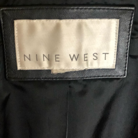 Nine West | Jackets & Coats | 9s Nine West Black Leather Jacket | Poshmark